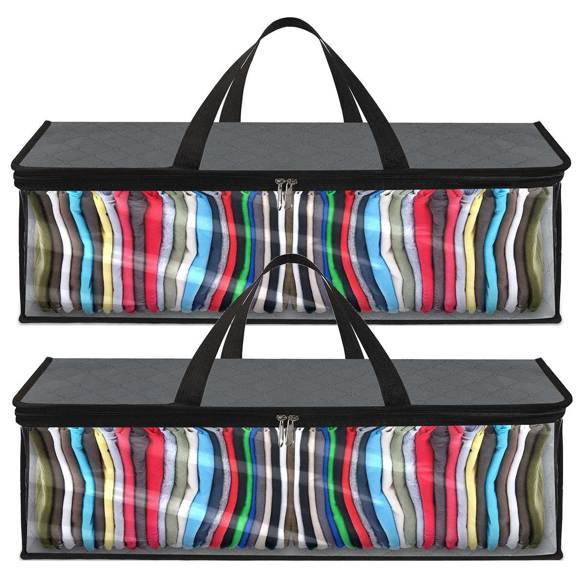 Deago 2 Pack Hat Storage Bag for Baseball Cap Organizer Clear Hat Case ...