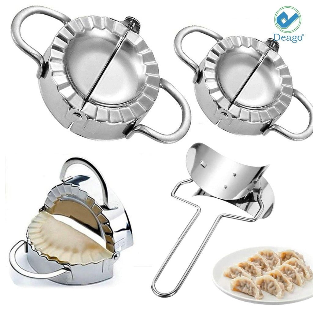 Deago 2Pcs/Set Stainless Steel Dumpling Maker Empanada Press Wraper ...