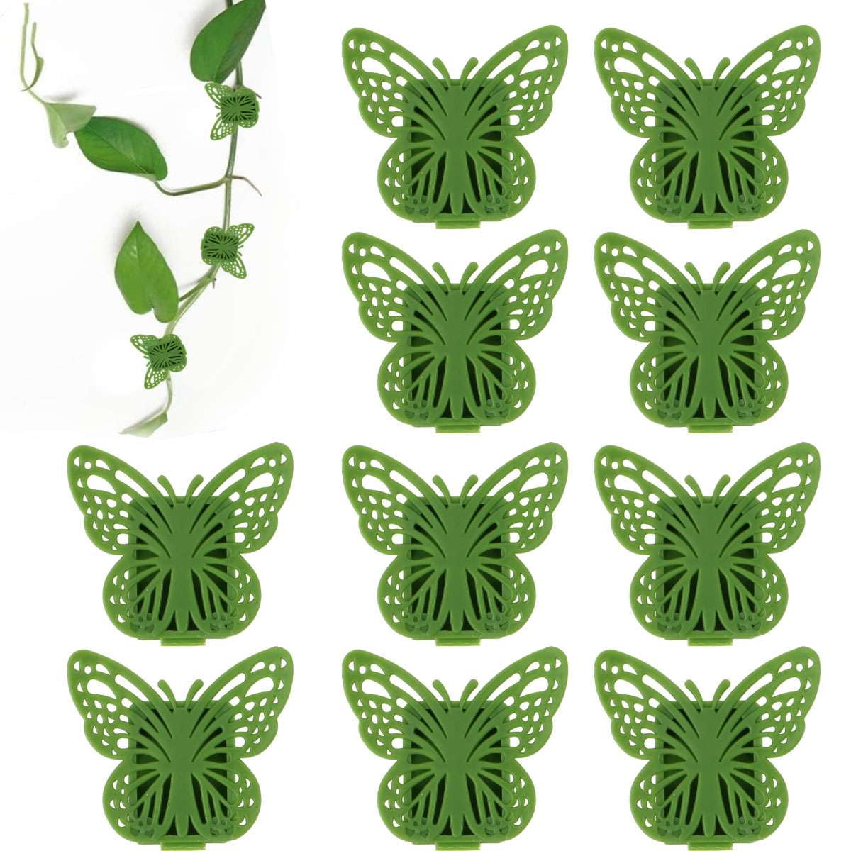 Deago 50 Pcs Plant Wall Fixture Clips for Climbing Plants Invisible ...