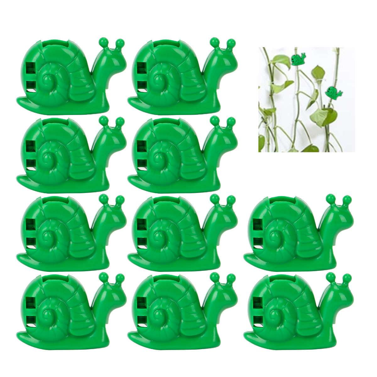Deago 50 Pcs Plant Wall Fixture Clips for Climbing Plants Invisible ...