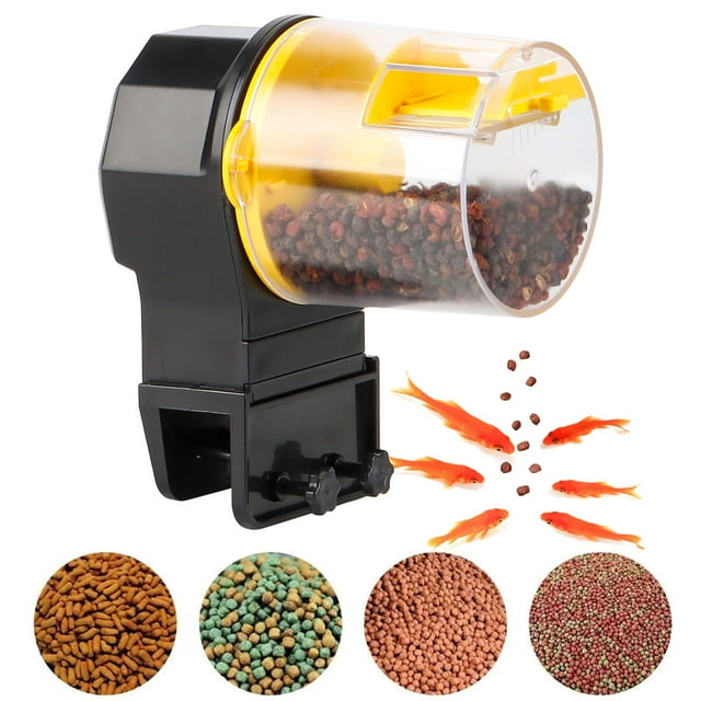 Deago Aquarium Fish Feeder Automatic Food Dispenser Timer Fish Tank ...