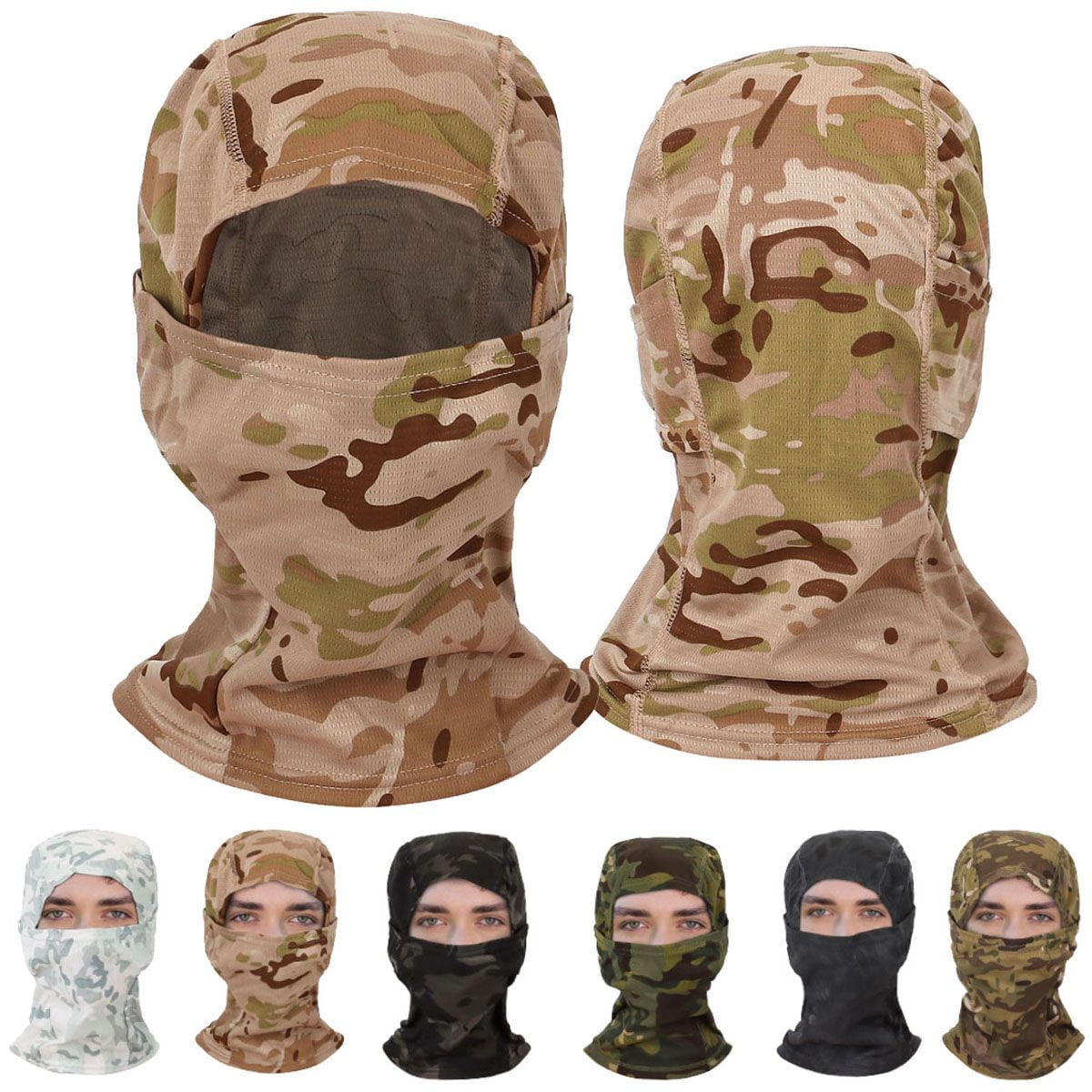 Deago Balaclava Face Mask UV Protection for Men Women Sun Hood Tactical ...