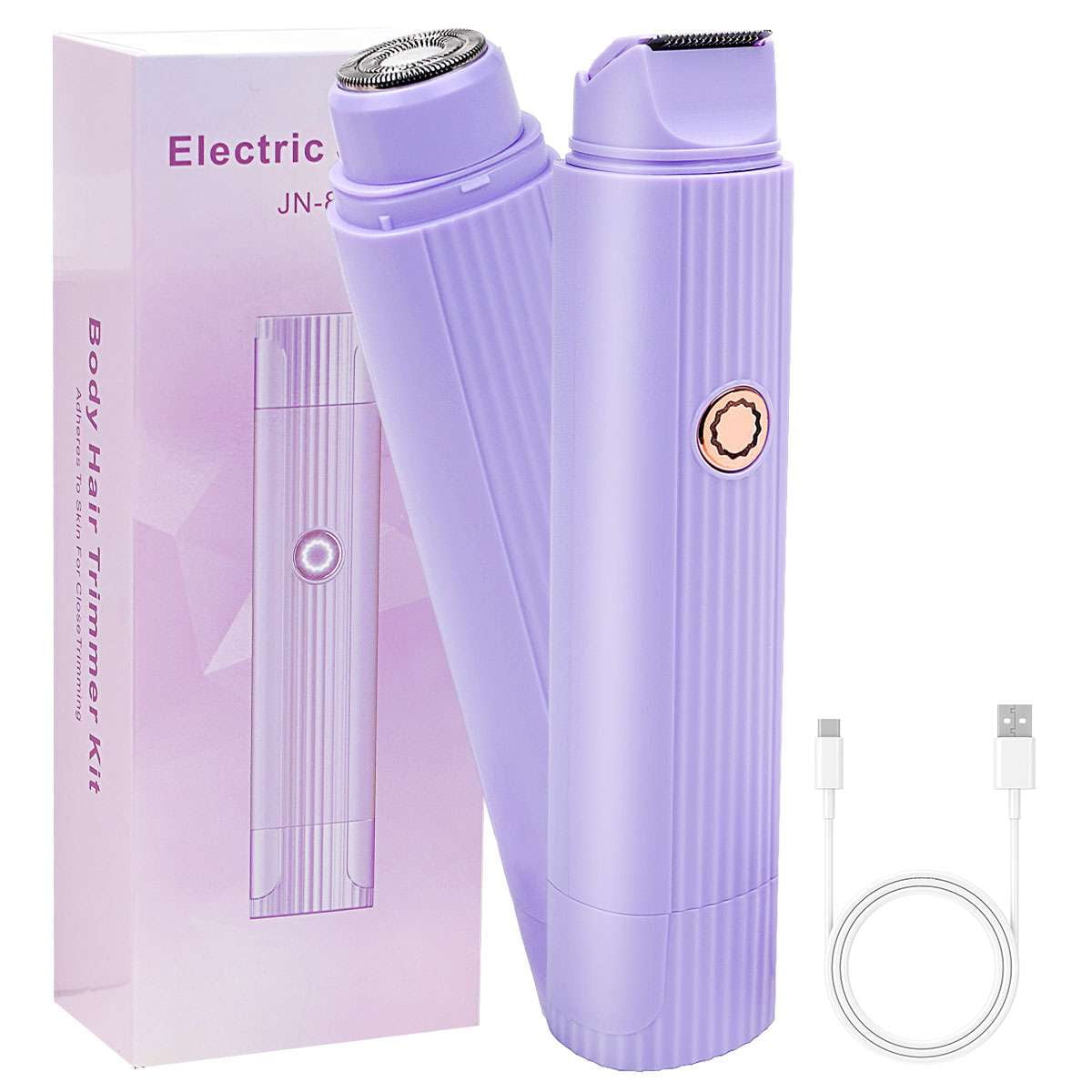 Deago Bikini Trimmer for Women, Electric Razors for Women, Dual Head ...