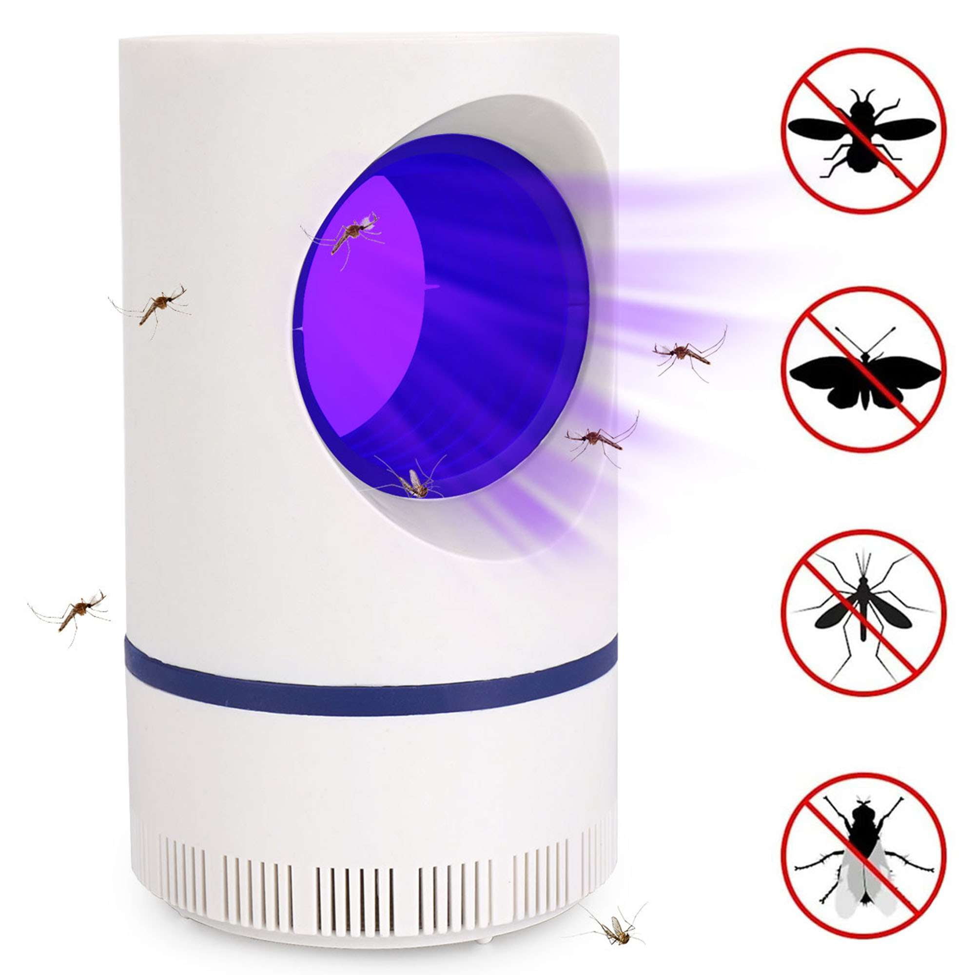 Deago Bug Zapper Electric Mosquito Lamp Light Fly Zapper Killer Insect ...