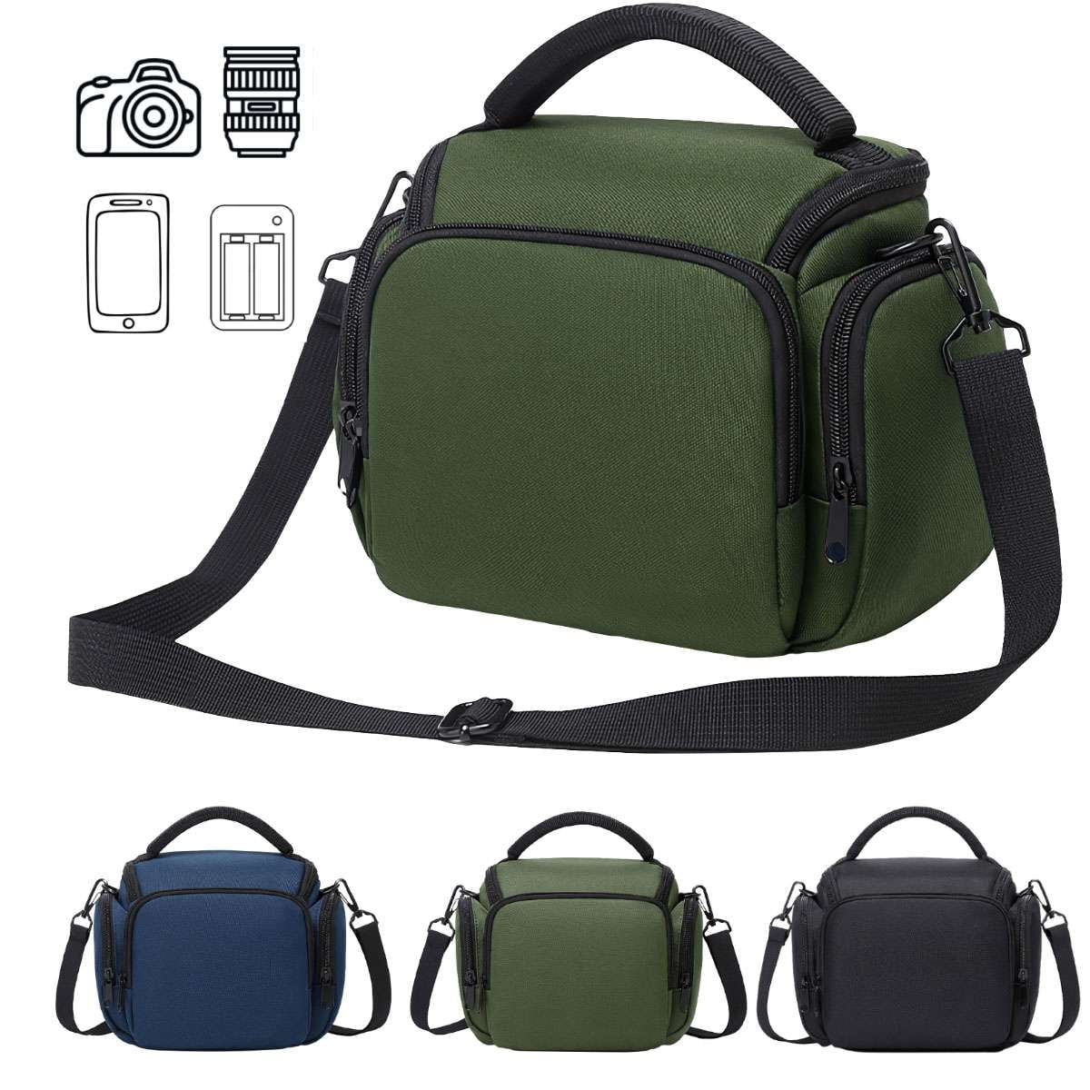 Deago Camera Shoulder Bag Crossbody Waterproof Protective Case ...