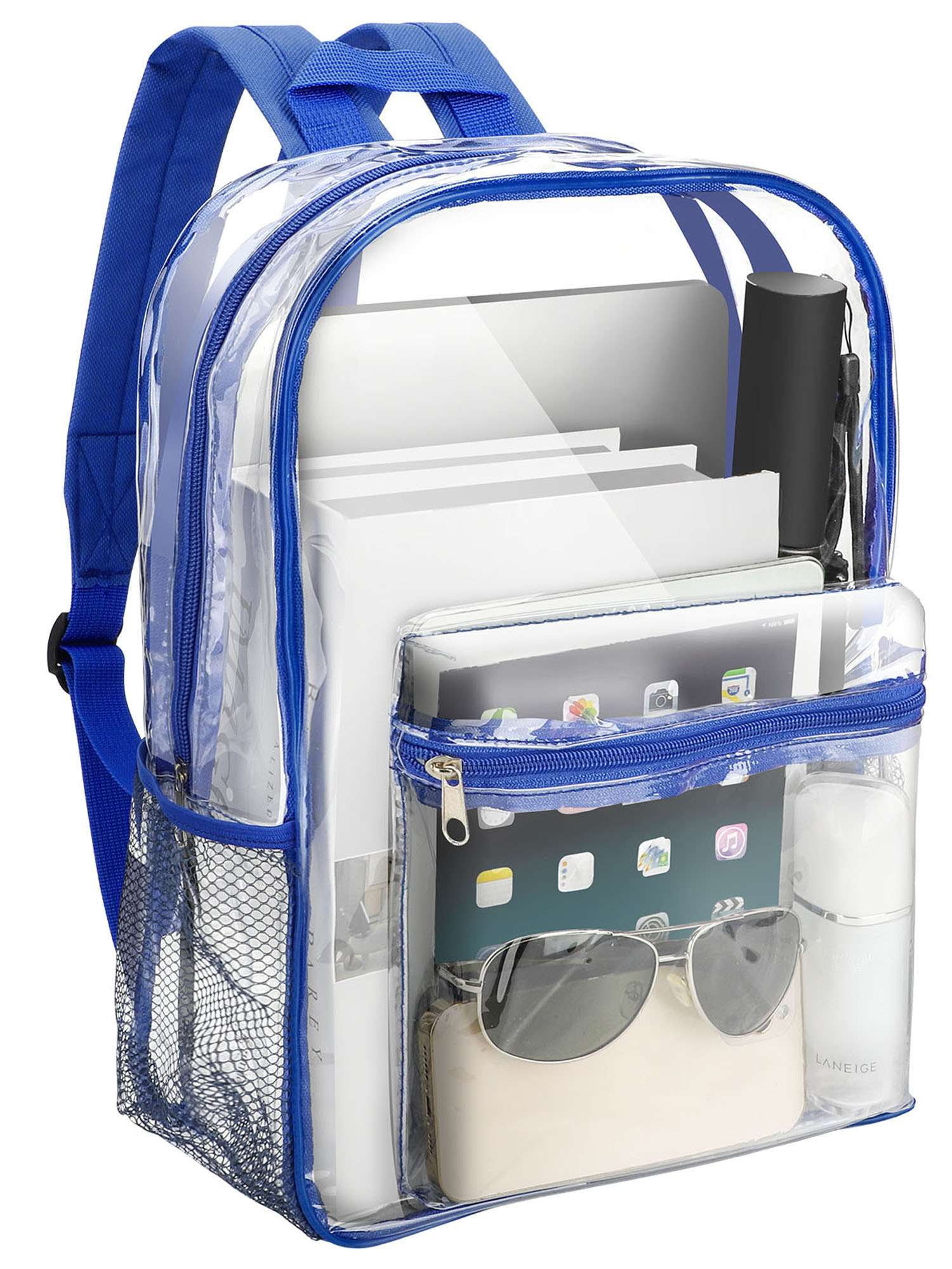 Deago Clear Backpack Heavy Duty PVC Transparent Backpack with ...