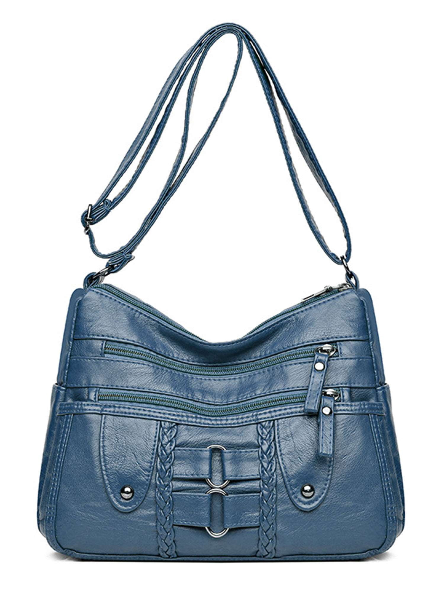 Deago Crossbody Bags for Women Pocketbooks Soft PU Leather Purses and ...