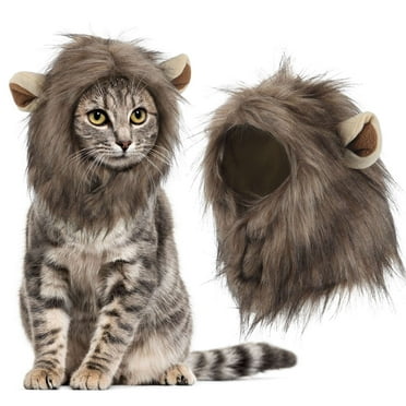Vivifying Lion Mane for Dog, Adjustable Halloween Dog Lion Costume Wig ...
