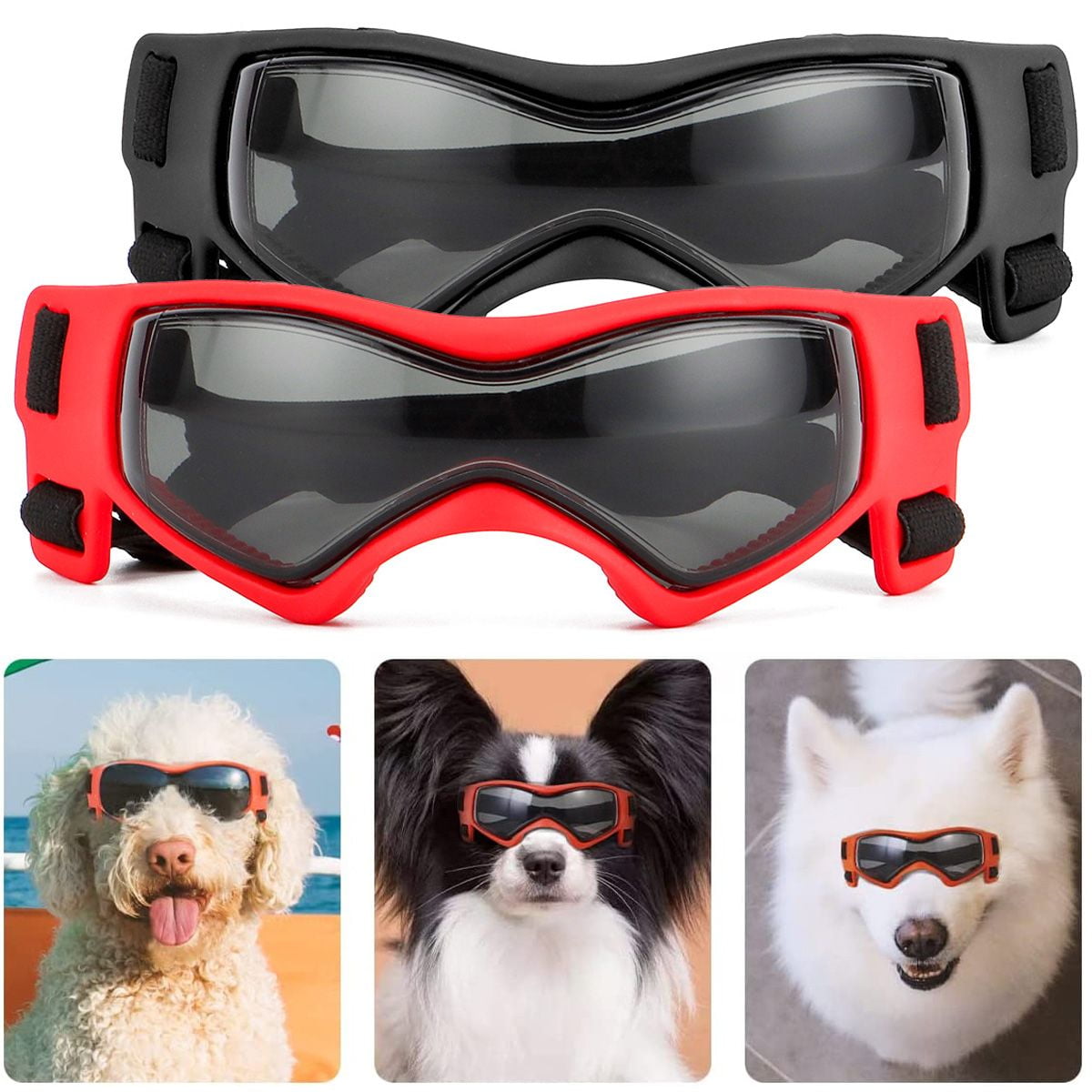 Deago Dog Goggles UV Protection Sunglasses for Small Medium Dog ...