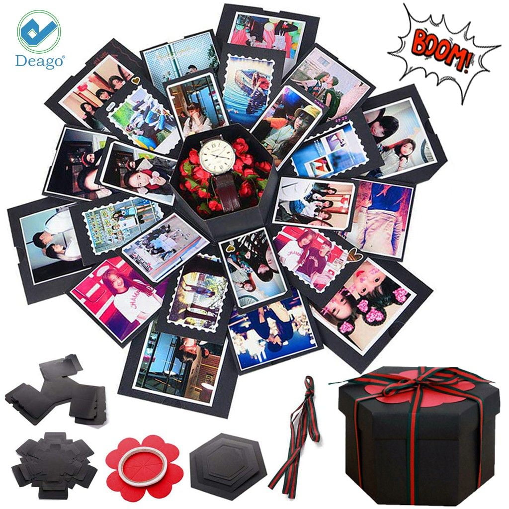 Deago Explosion Gift Box Set Creative Album Scrapbook DIY Photo ...
