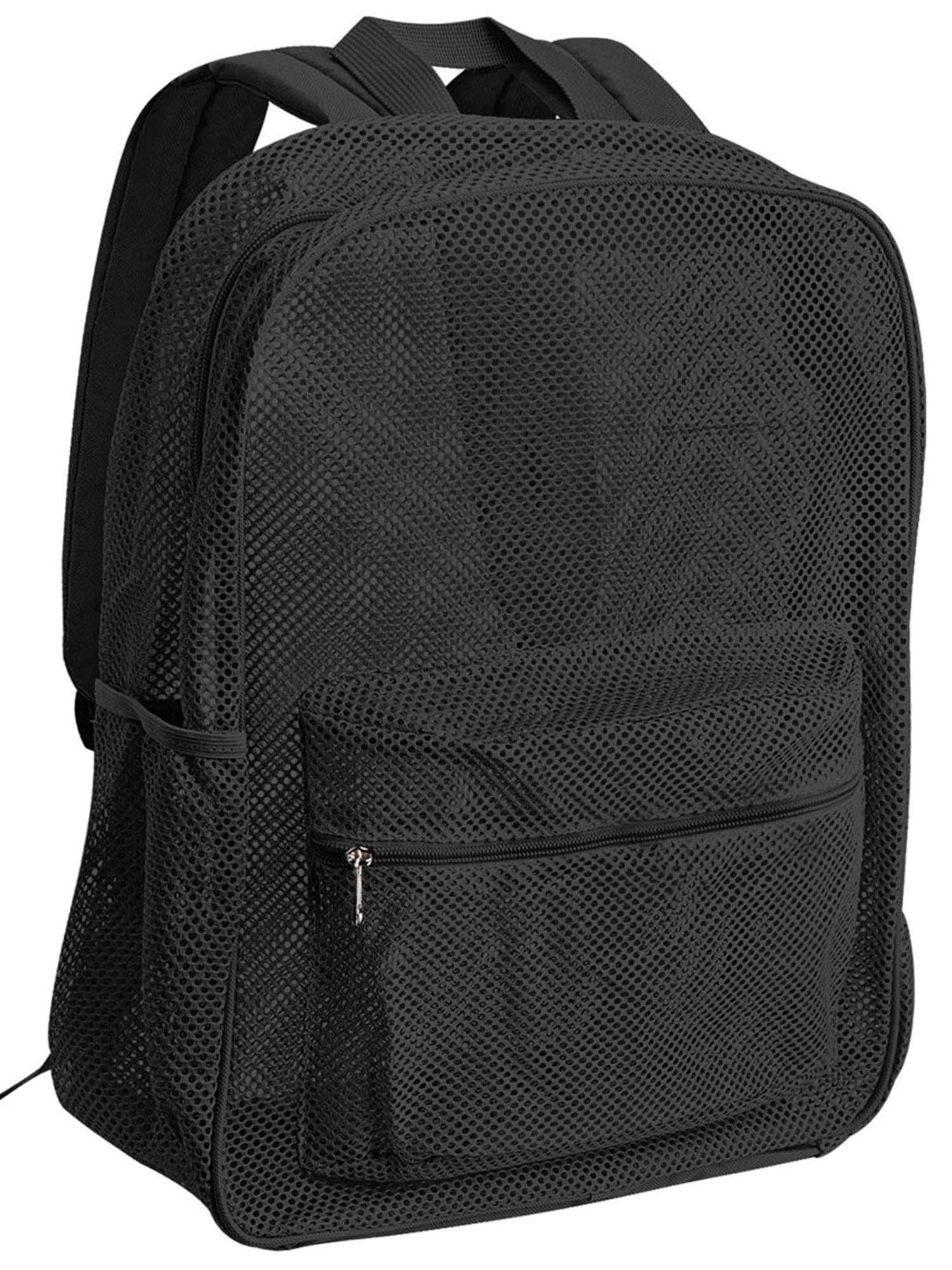 Deago Heavy Duty Mesh Backpack, See Through College Backpack with ...
