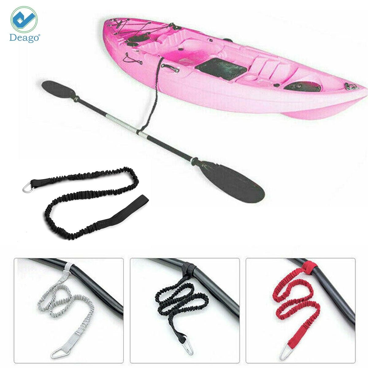 Deago Kayak Paddle Fishing Leash Rope Rod Leash Safety Lanyard Boat ...