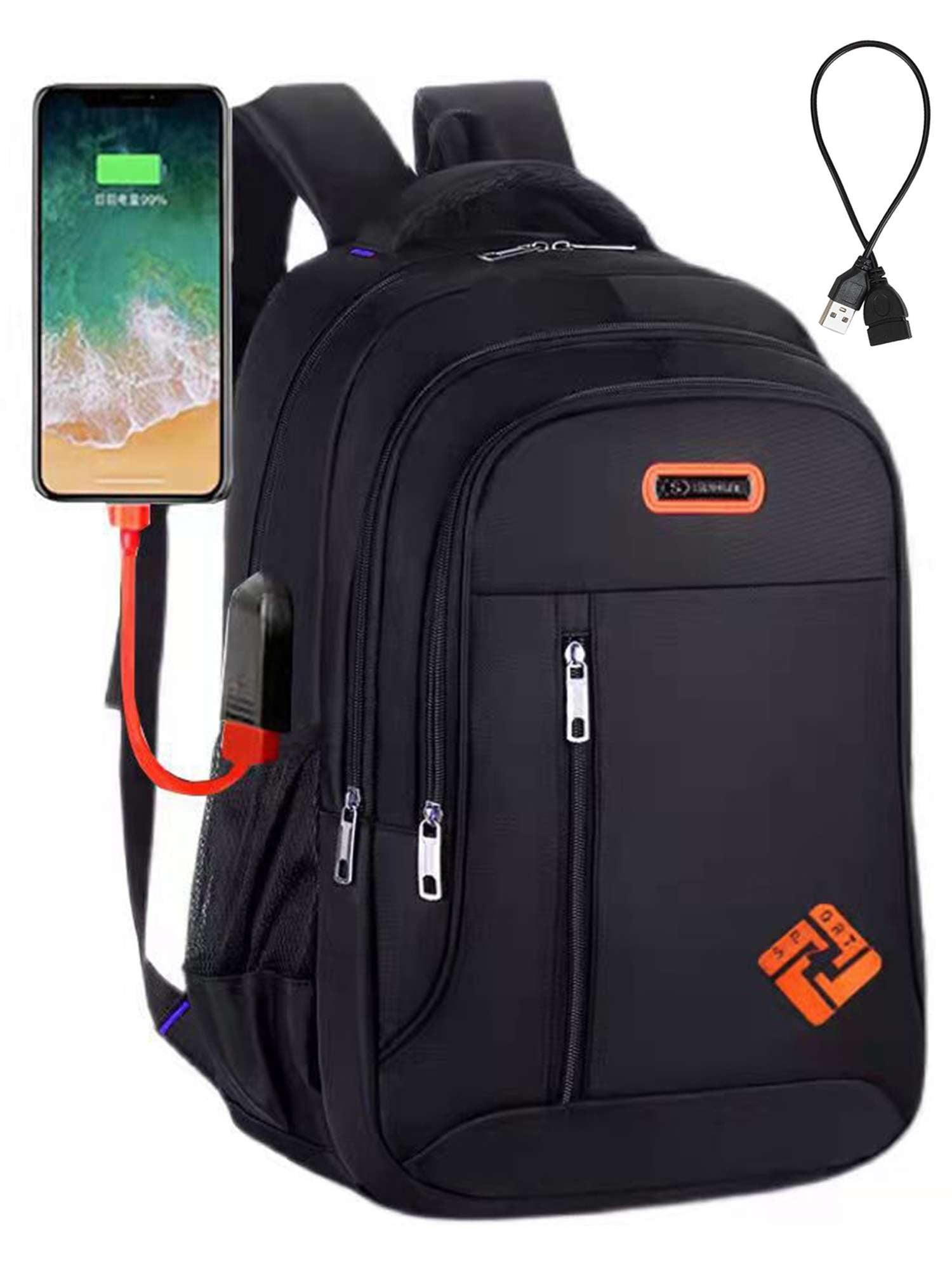 Deago Men Travel Laptop Backpack 15.6 Inch Business Computer Bag Large ...