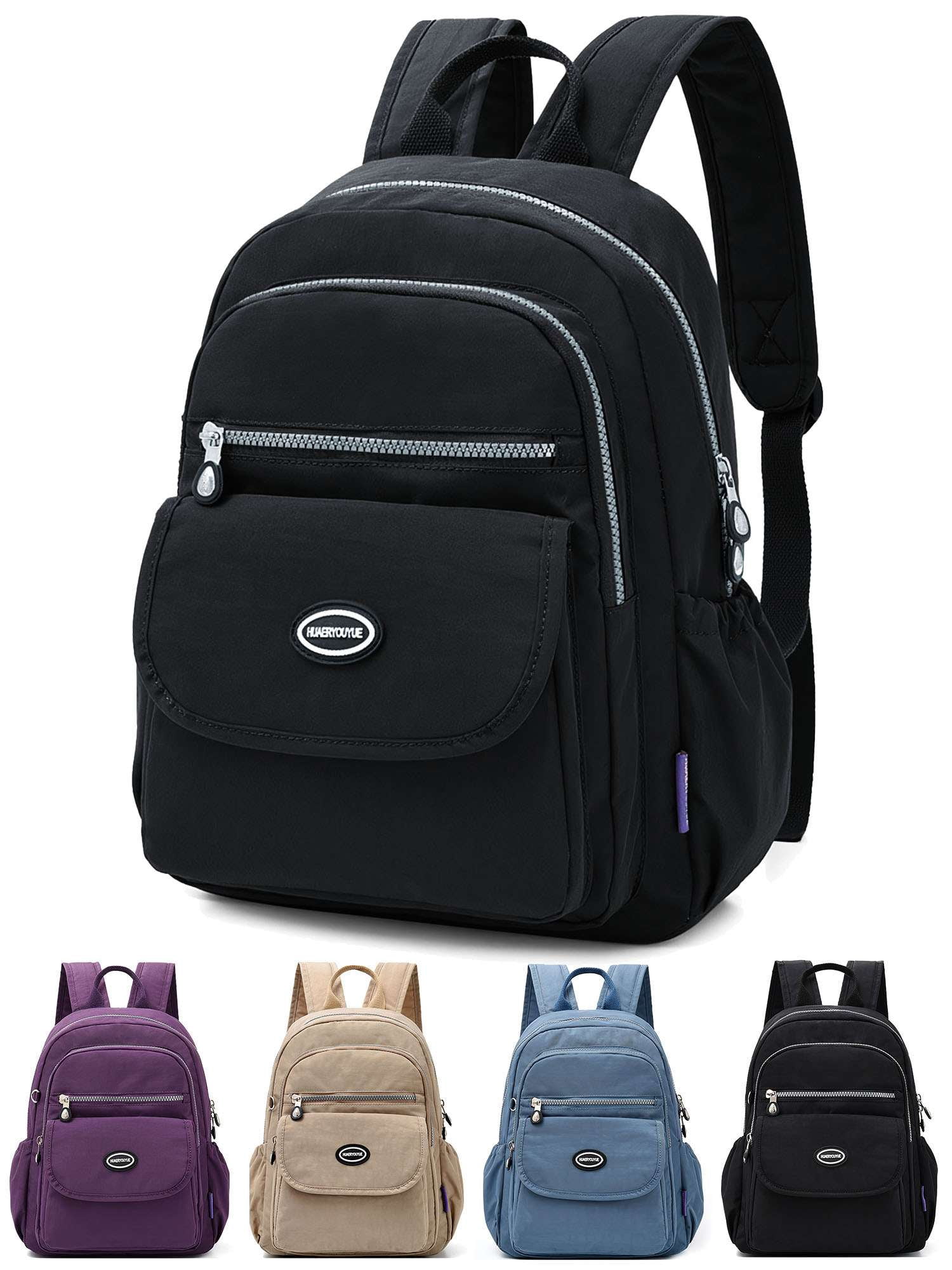 Deago Mini Nylon Backpacks for Women Men Casual Lightweight Small ...