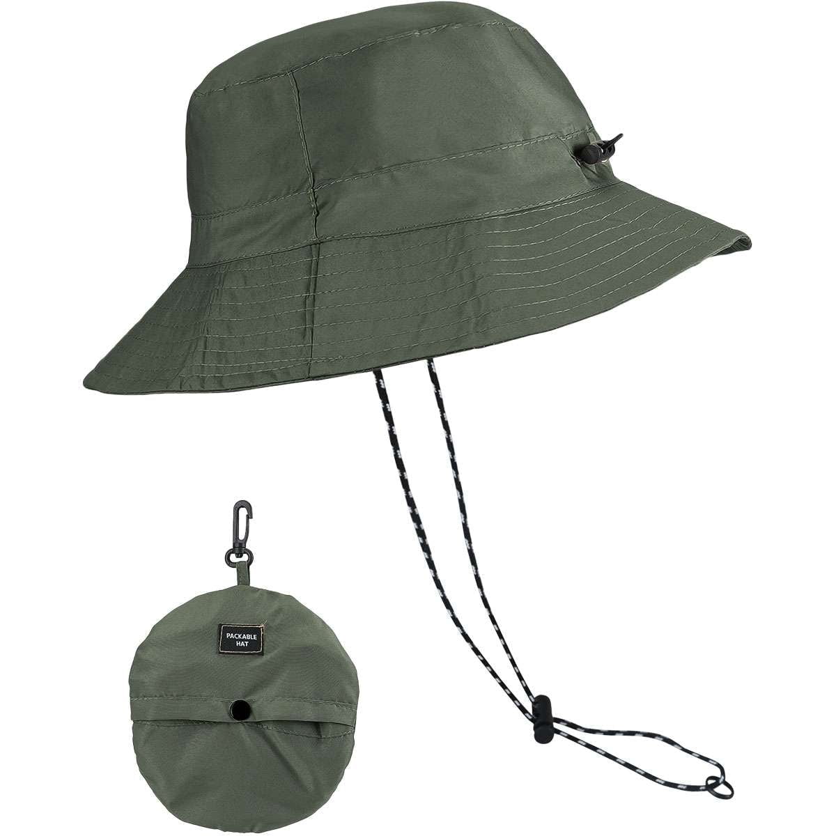 Deago Quick Dry Waterproof Packable Bucket Hat for Women Men Outdoor ...