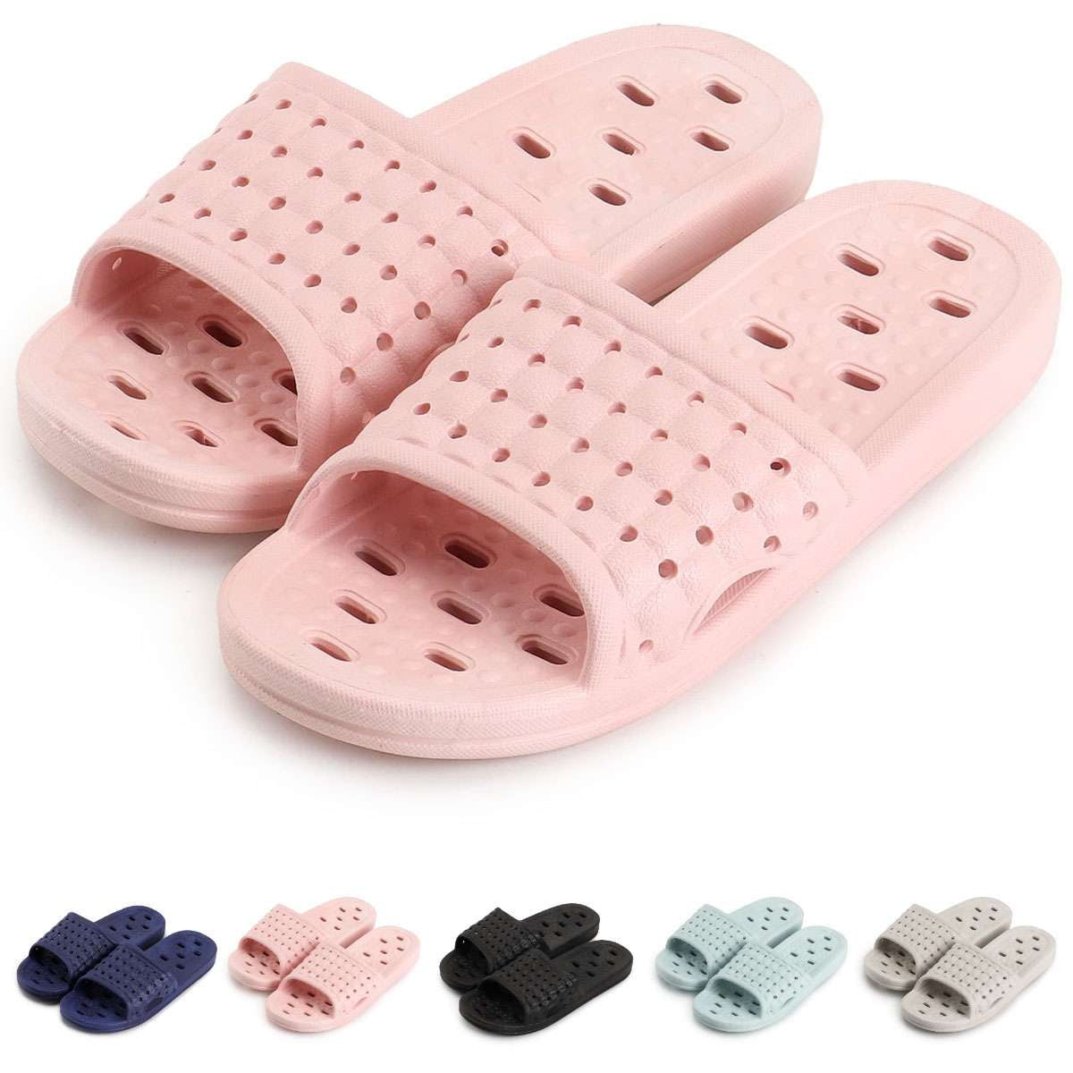 Deago Shower Shoes Slide Cloud for Women and Men Bath Slipper Sandal ...