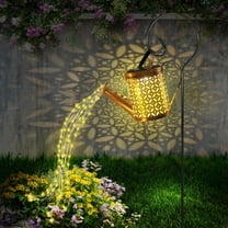 TiokMc Solar Powered Garden Decor, Large Lanterns Outdoor Hanging ...