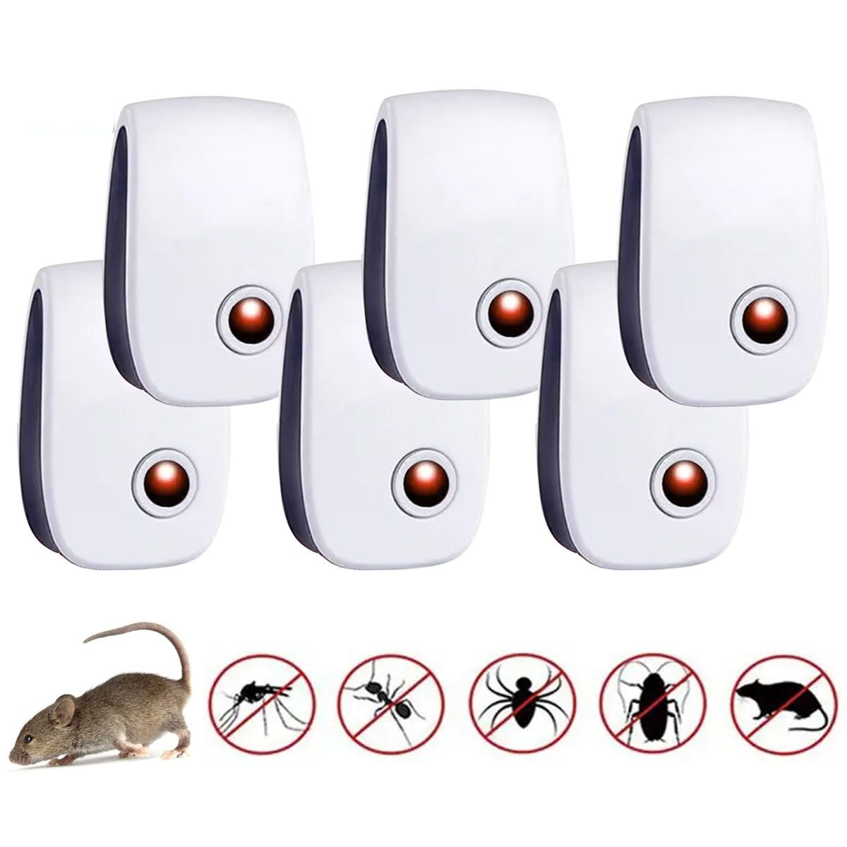 Deago Ultrasonic Pest Repeller 2 Packs,Ultrasonic Pest Repellent Plug ...