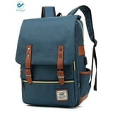 Deago Waterproof Vintage Laptop Backpack, USB Port, Fits 15.6" Notebook ...