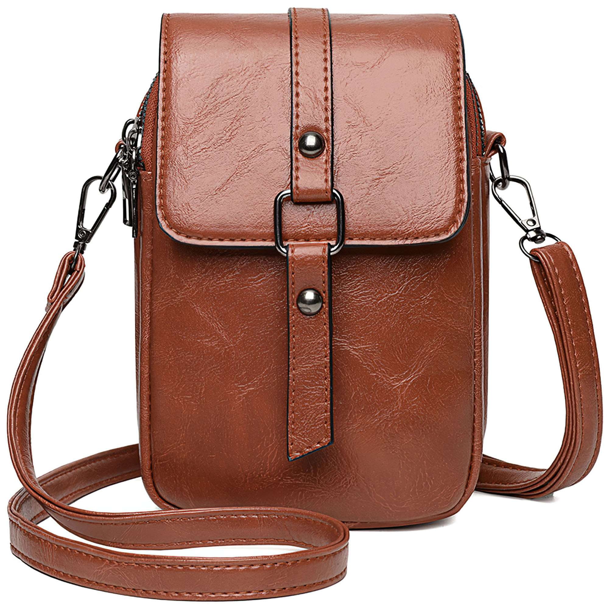 Deago Vintage Small Crossbody Bags for Women PU Leather Cell Phone ...