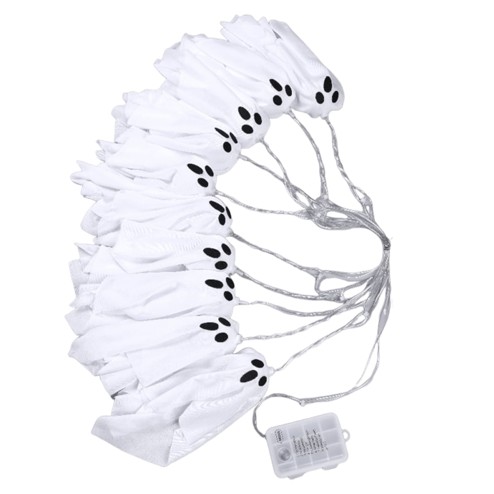 Deal! 10 Packs Halloween Ghost String Light Decor, Spooky Lighting ...