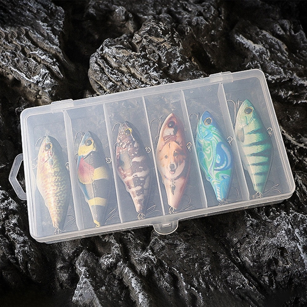 Deal! 6pcs Vib Lures 7cm 17g Long Casting Sinking Wobbler Fishing Lure ...
