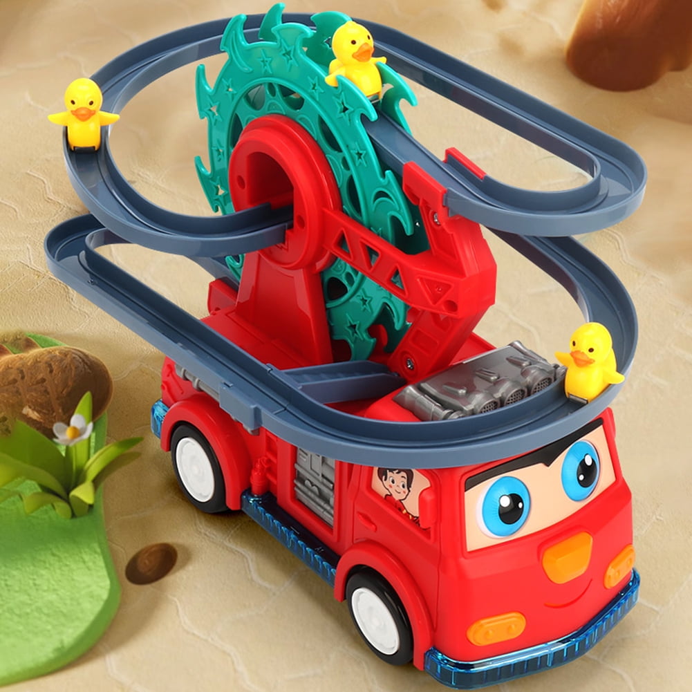 Deal! Animals Stair Climbing Toy Assembly Design Ferris Wheel Duck Toys ...