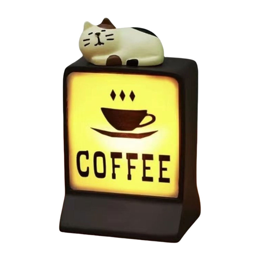 Coffee Shop Magnetic Refrigerator Sticker Convenience Store Light Signs ...
