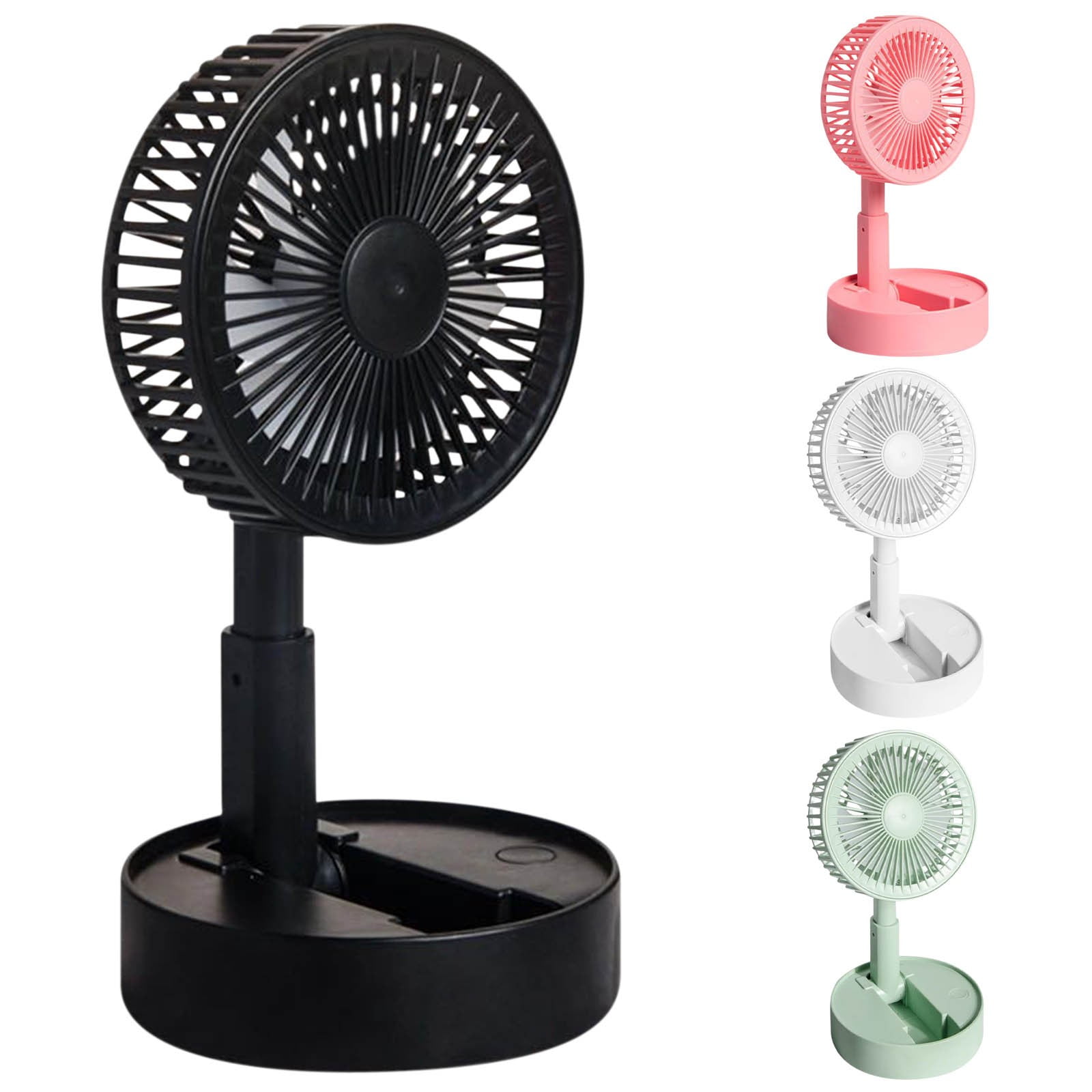Deal of Day, Battery Operated Floor Fan, Rechargeable USB, Portable Foldable, Height Adjustable ...