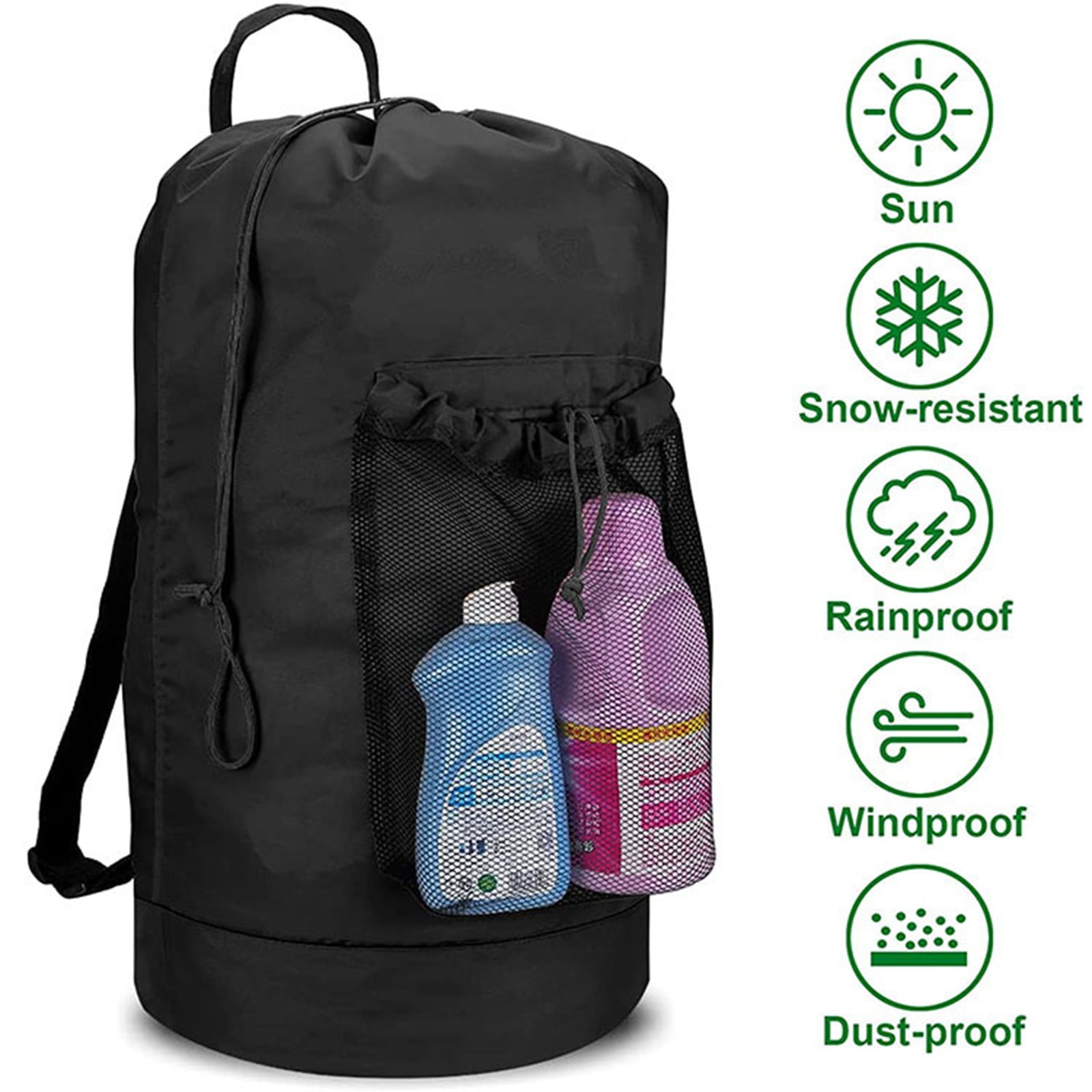 Deal of The Day, Travel Laundry Backpack, Drawstring Dirty Clothes Bag ...