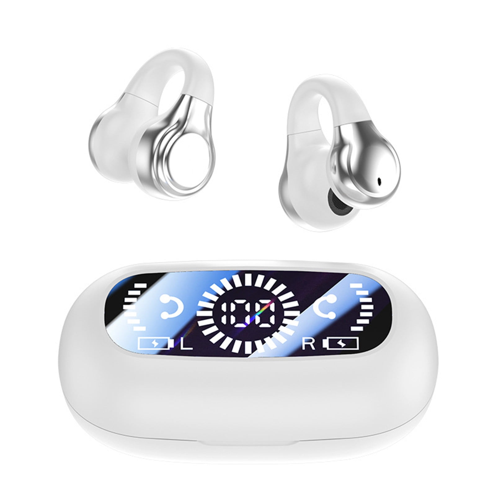 Hybrid Active Noise Cancelling Wireless Earbuds, 6 Mics Smart Noise ...