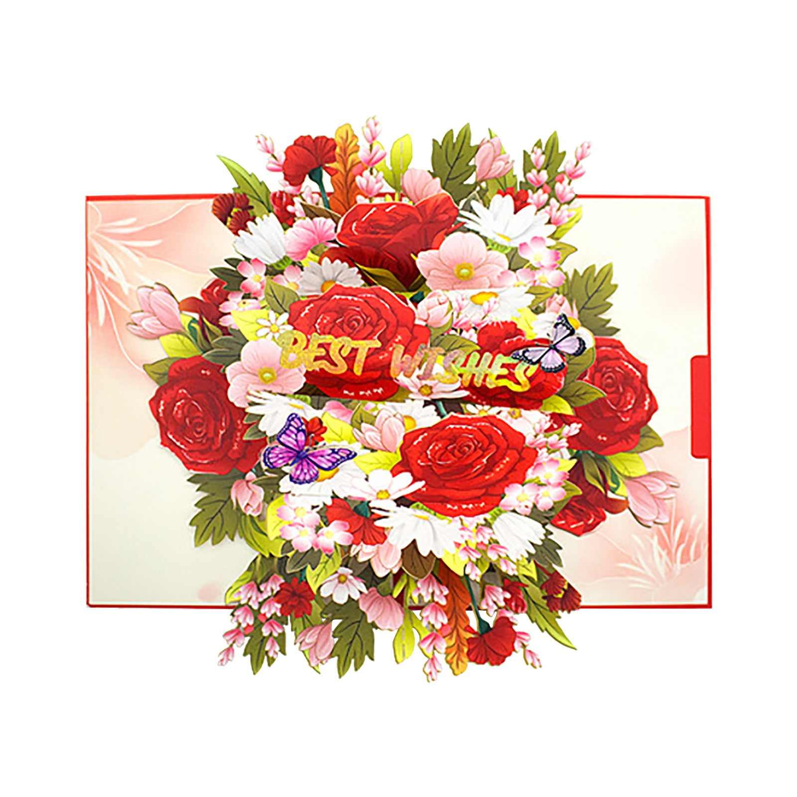 Deal! Mother’s Day 3D Up Floral Greeting Card Set—3 Styles (Red Rose ...