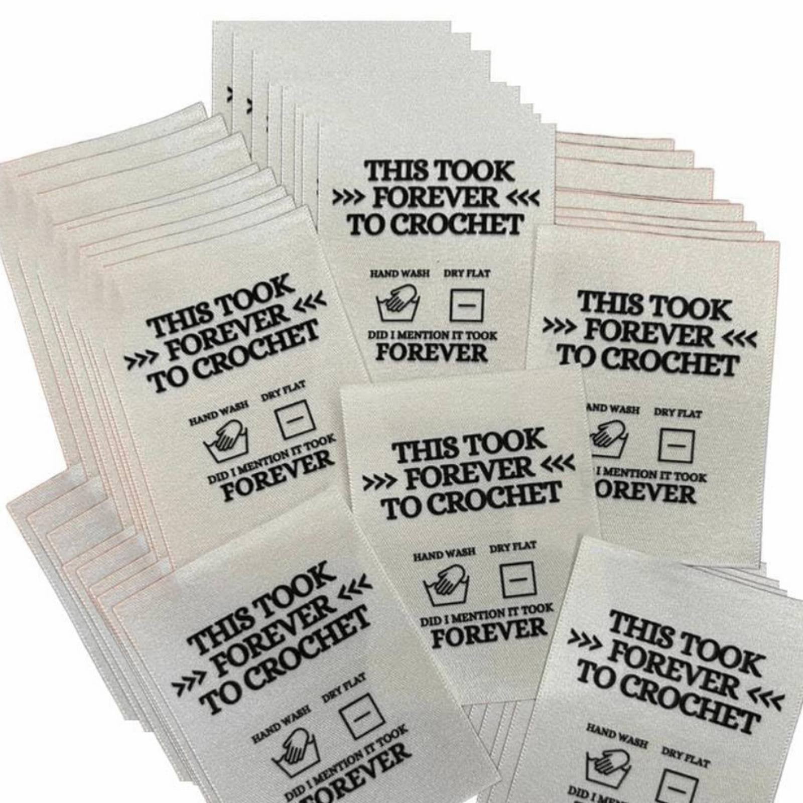 Deal! Slipasikao Fun Personalized Woven Garment Labels 50/100 Pcs ...