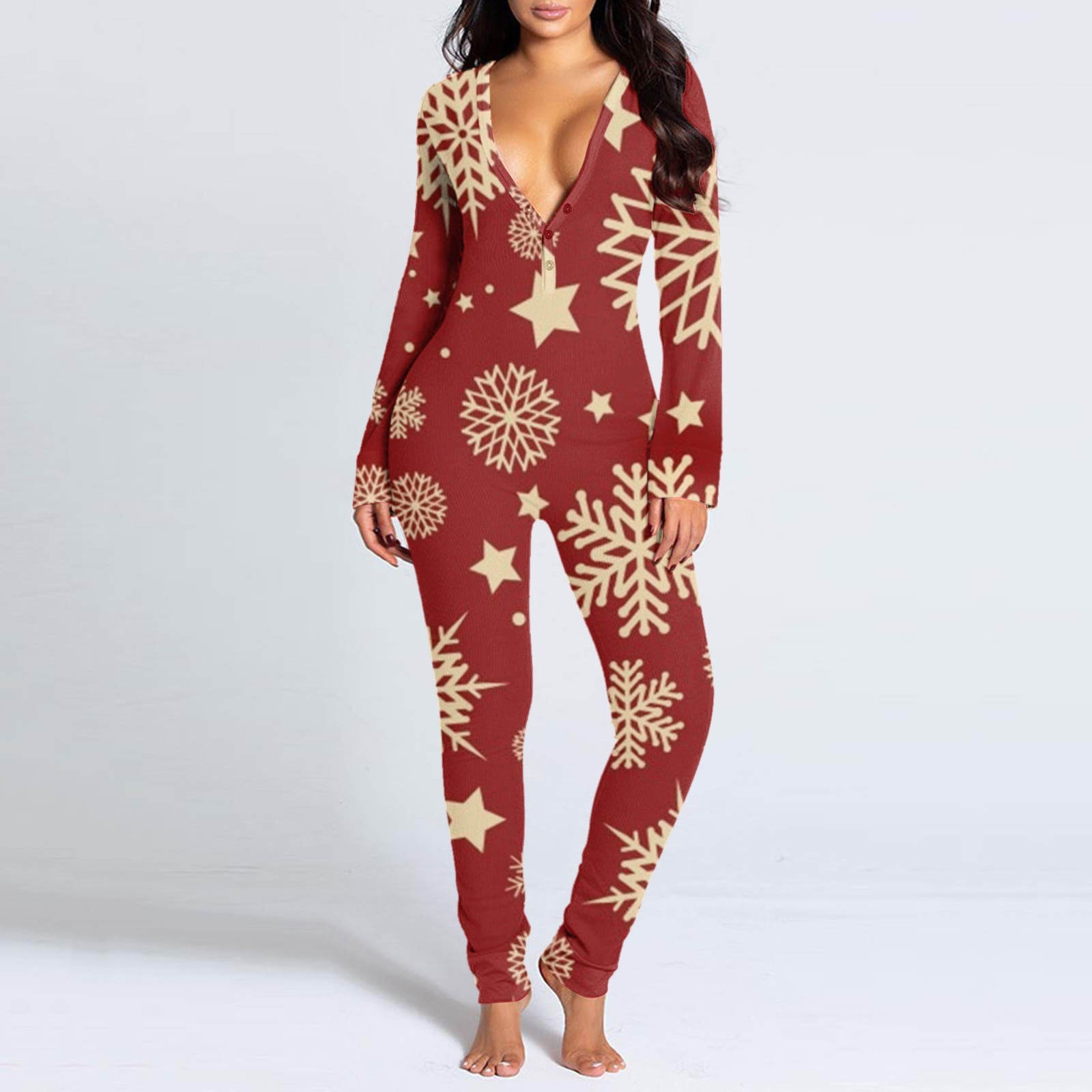 Deal Of The Day Pitauce Christmas Pajamas For Women Christmas Printed