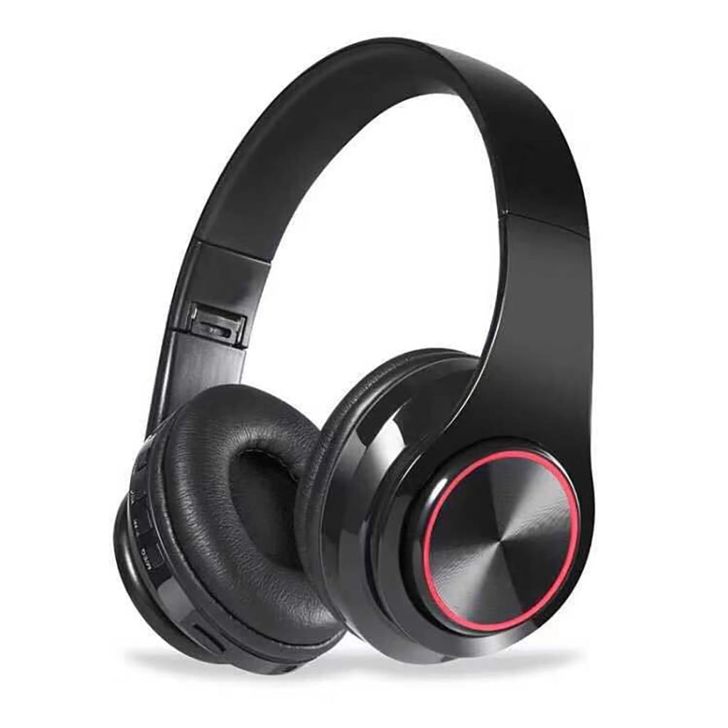 Wireless Over-Ear Bluetooth Headphones, Deep Bass, 60H Playtime, Hi-Res ...