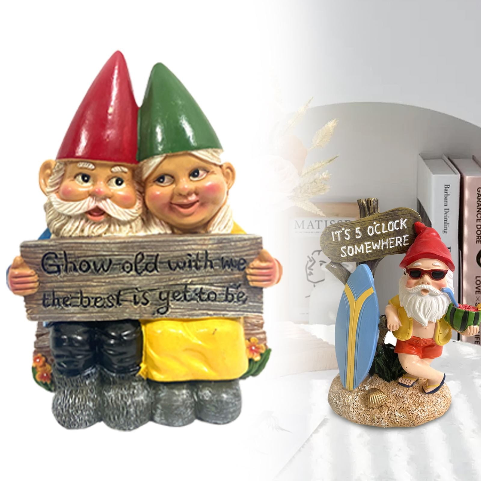 Deal of The Day! Garden Gnomes Fun Outdoor Gnomes Decoration Indoor ...