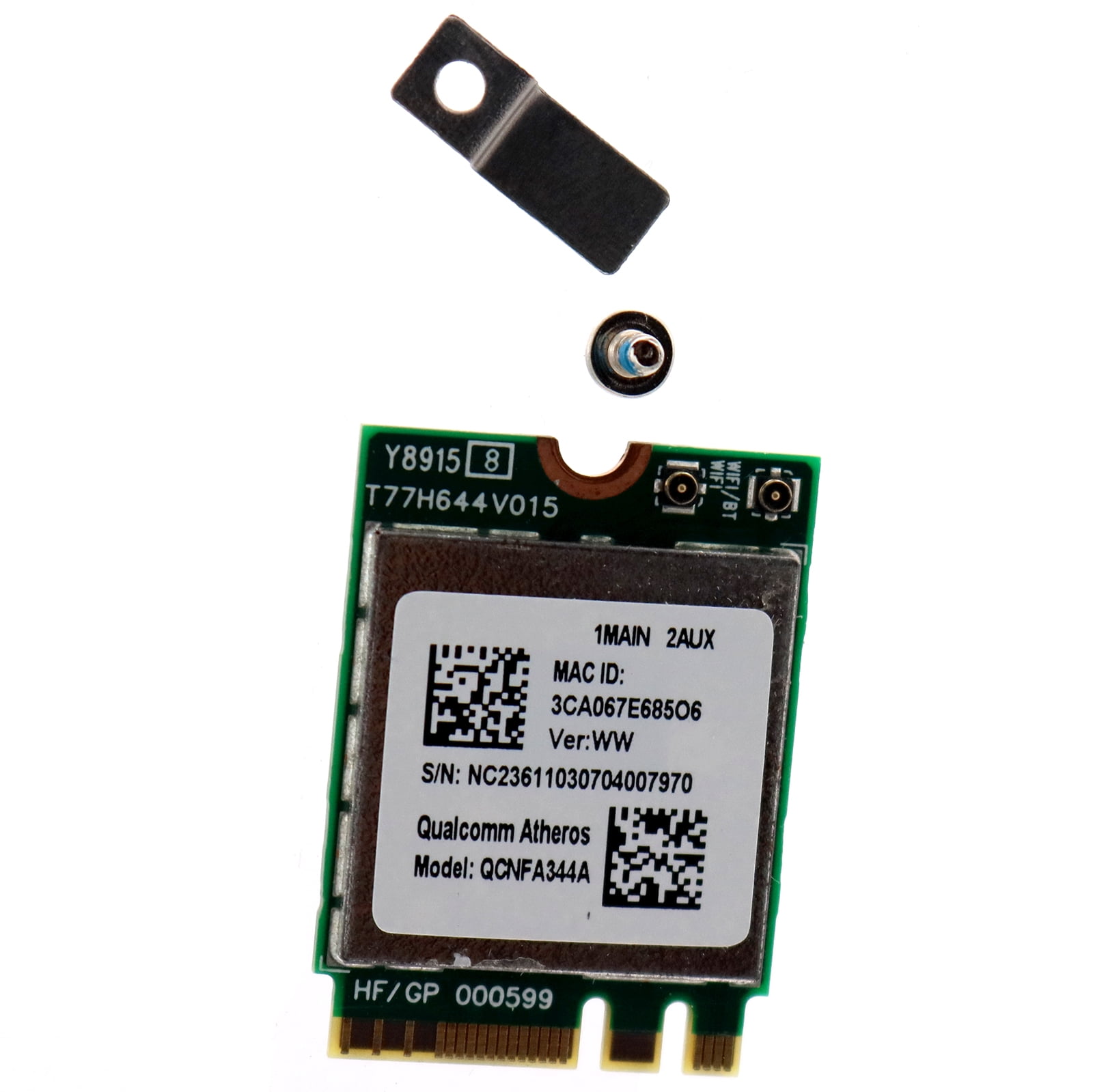 Deal4GO QCNFA344A 802.11ac 867Mbps NGFF M.2 Wireless WiFi Adapter w ...