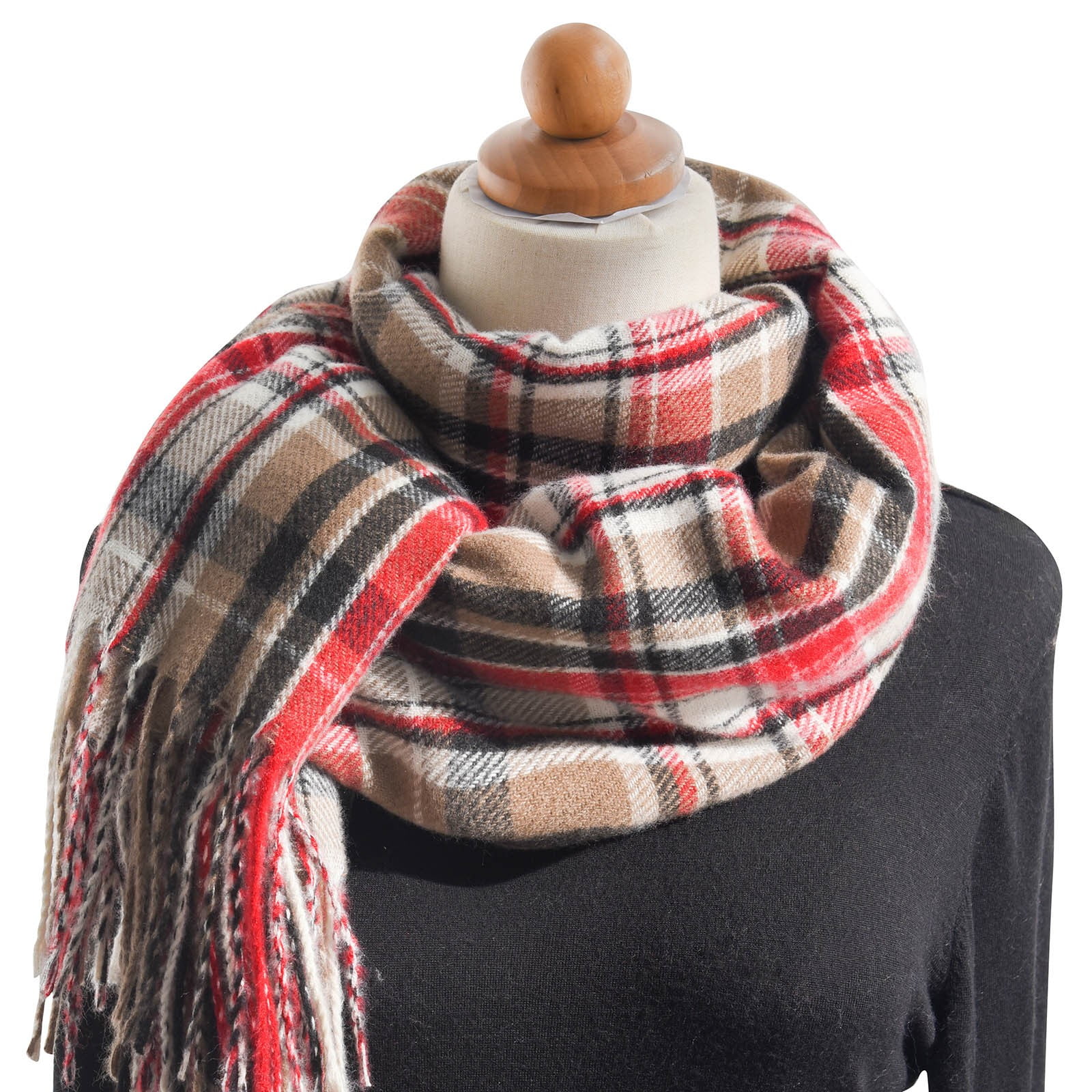 Mashaouyo Shawl Wrap Scarf for Women Women'S Autumn And Winter Colorful ...