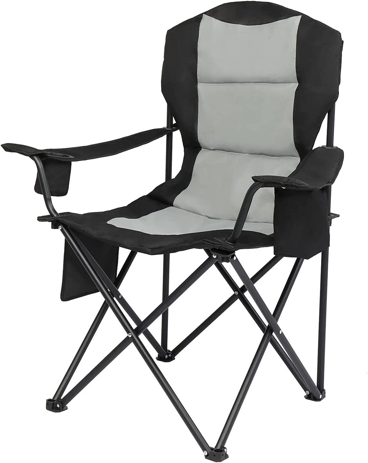 DealNest Camping Chair Portable Folding Camp Chair Heavy Duty Supports ...