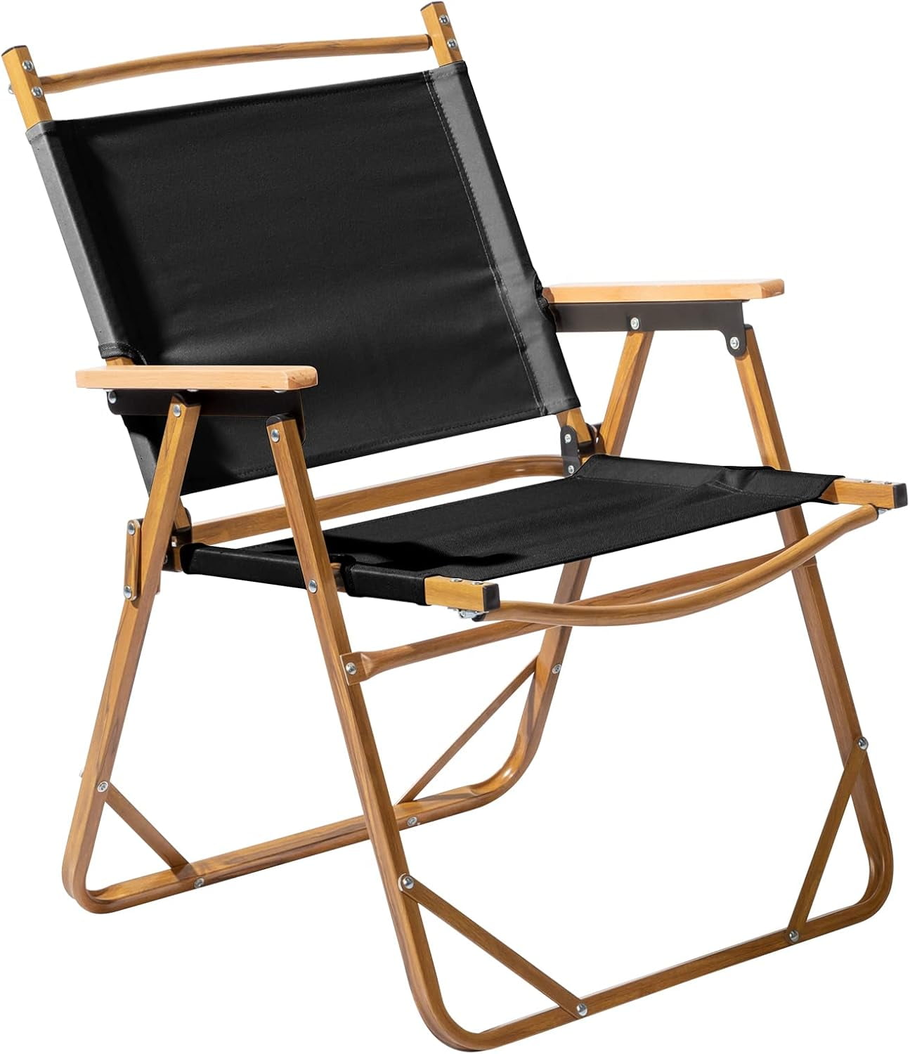 DealNest Camping Chair Portable Folding Camp Chair Heavy Duty Supports ...