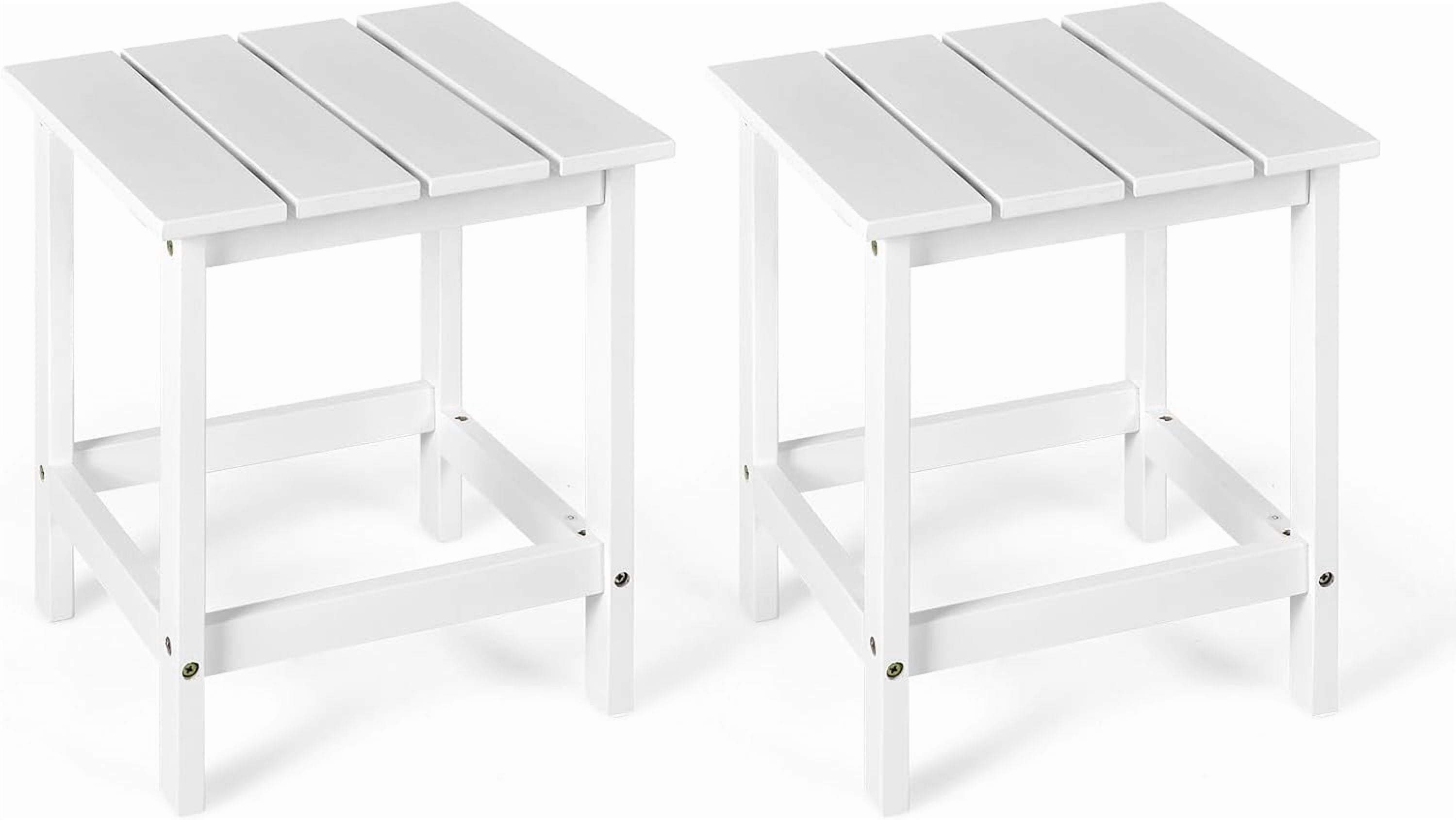 DealNest Round Outdoor Side Table, 18 Inch Adirondack Table, Outdoor ...