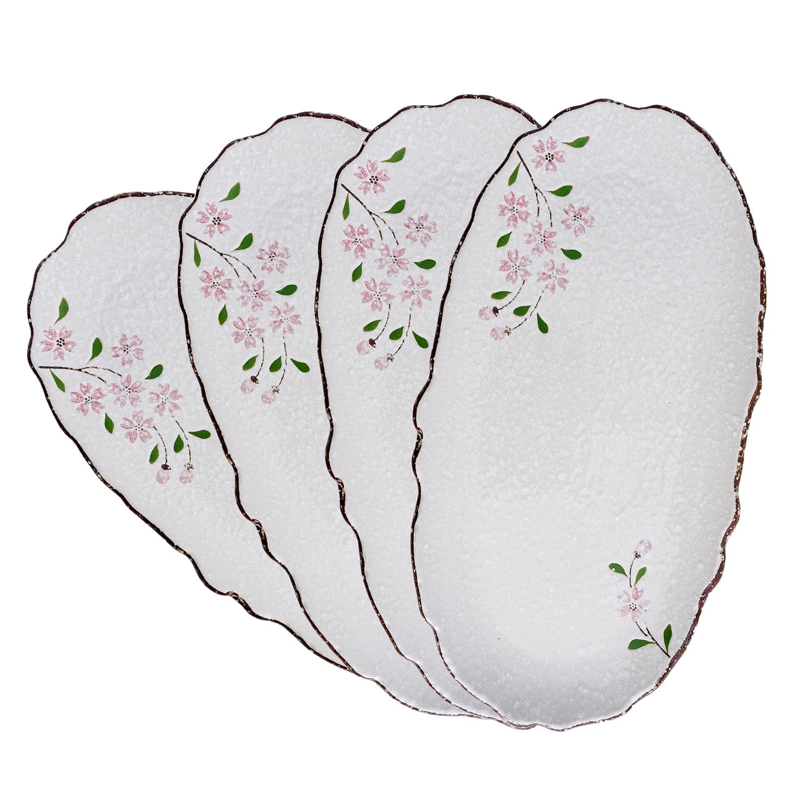 DealbyBox Oval Serving Platter 14” Ceramic Plate Serving Trays for ...