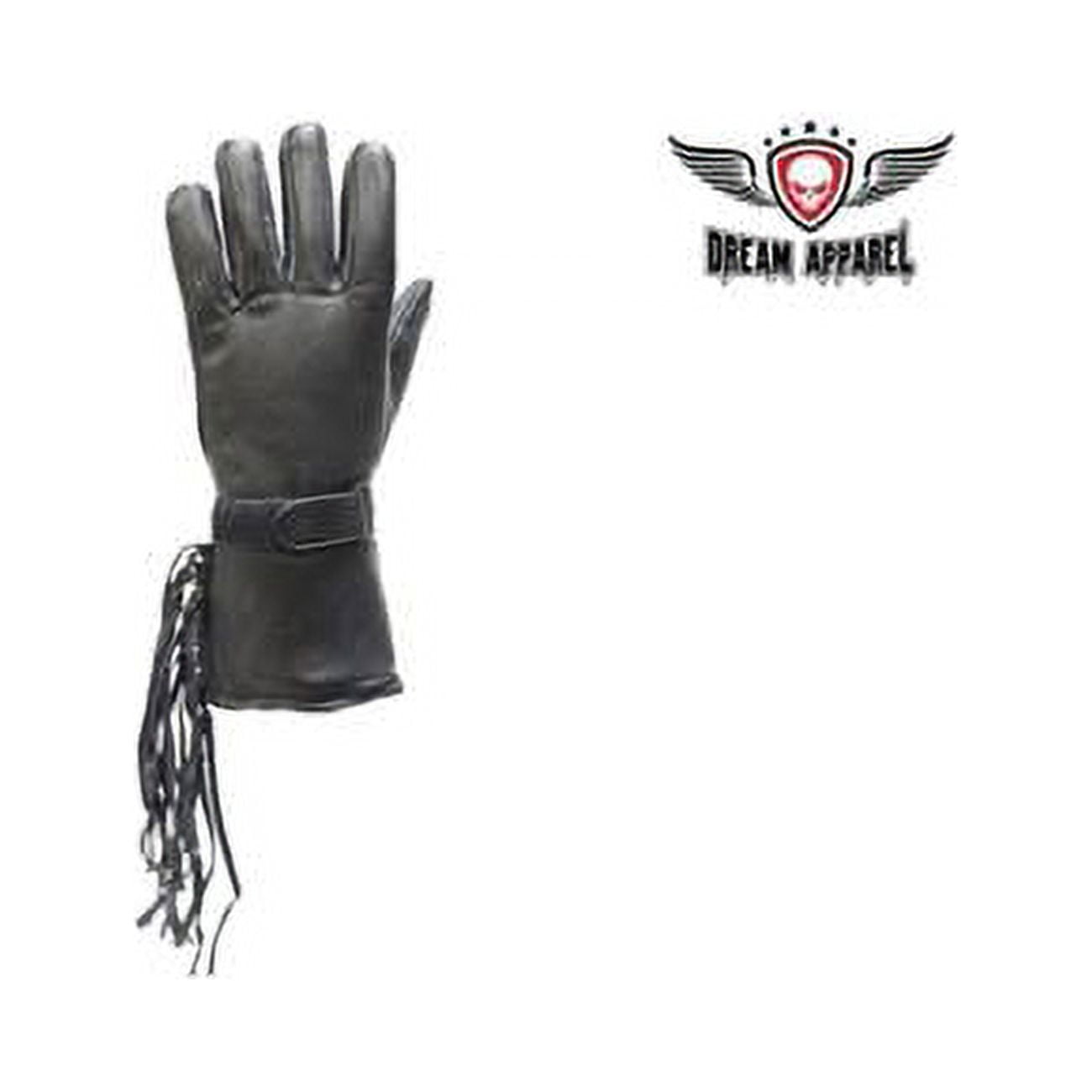 Dealer Leather GL2070-XL All Leather Motorcycle Gauntlet Glove - Extra ...