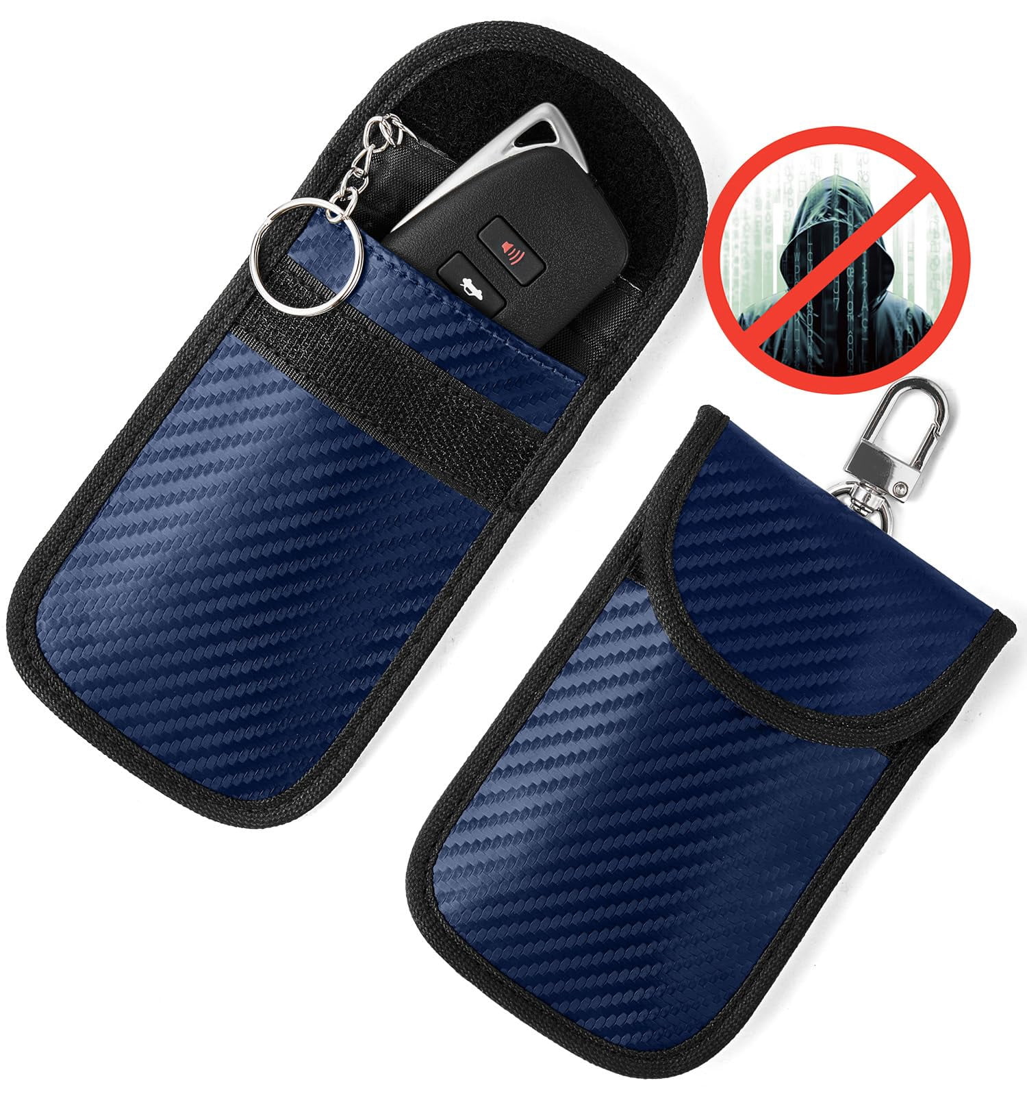 Deally Faraday Pouch for Key Fob, 2 Pack Premium Faraday Key Fob ...