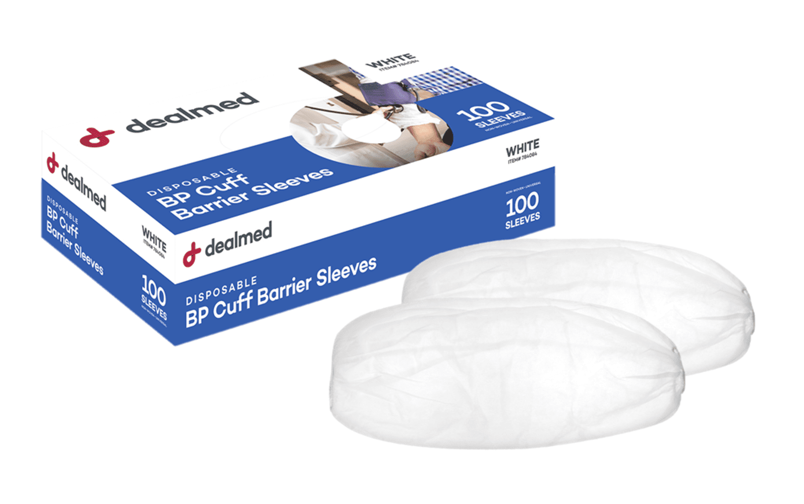 Dealmed Disposable BP Cuff Barrier Sleeve | Disposable Cuff with ...