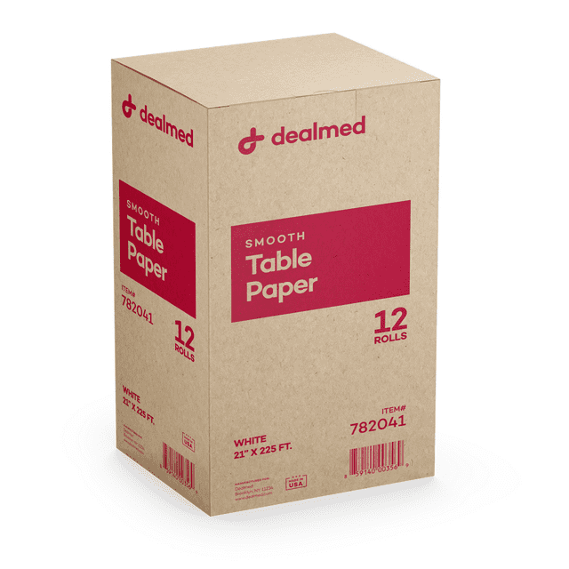 Dealmed Exam Table Paper 21” x 225' - Disposable, Smooth Paper for ...