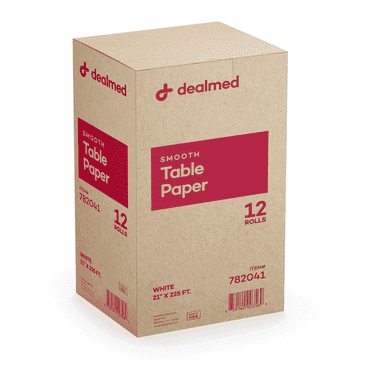 Medline Deluxe Smooth Heavyweight Exam Table Paper, 21"X 225' (12CT ...