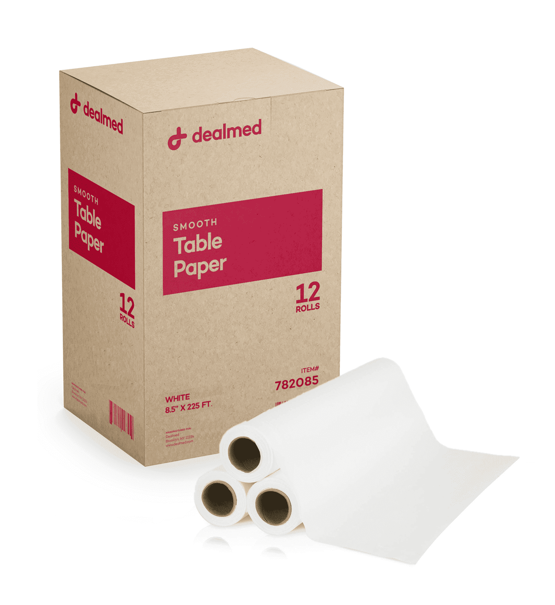 Dealmed Headrest Paper 8.5” x 225' Smooth Paper Cover for Doctor's ...