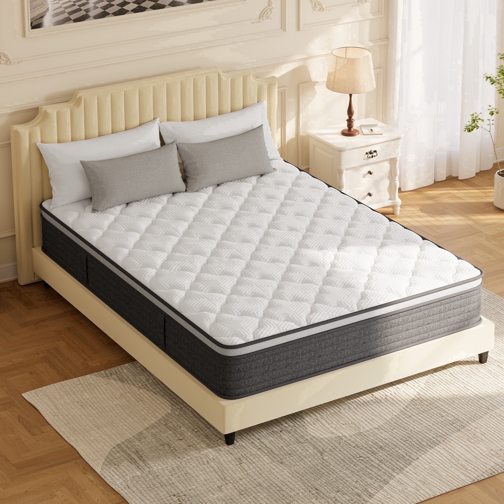 Dealnight 12" Queen Mattress in a Box with Cooling Gel Memory Foam and ...