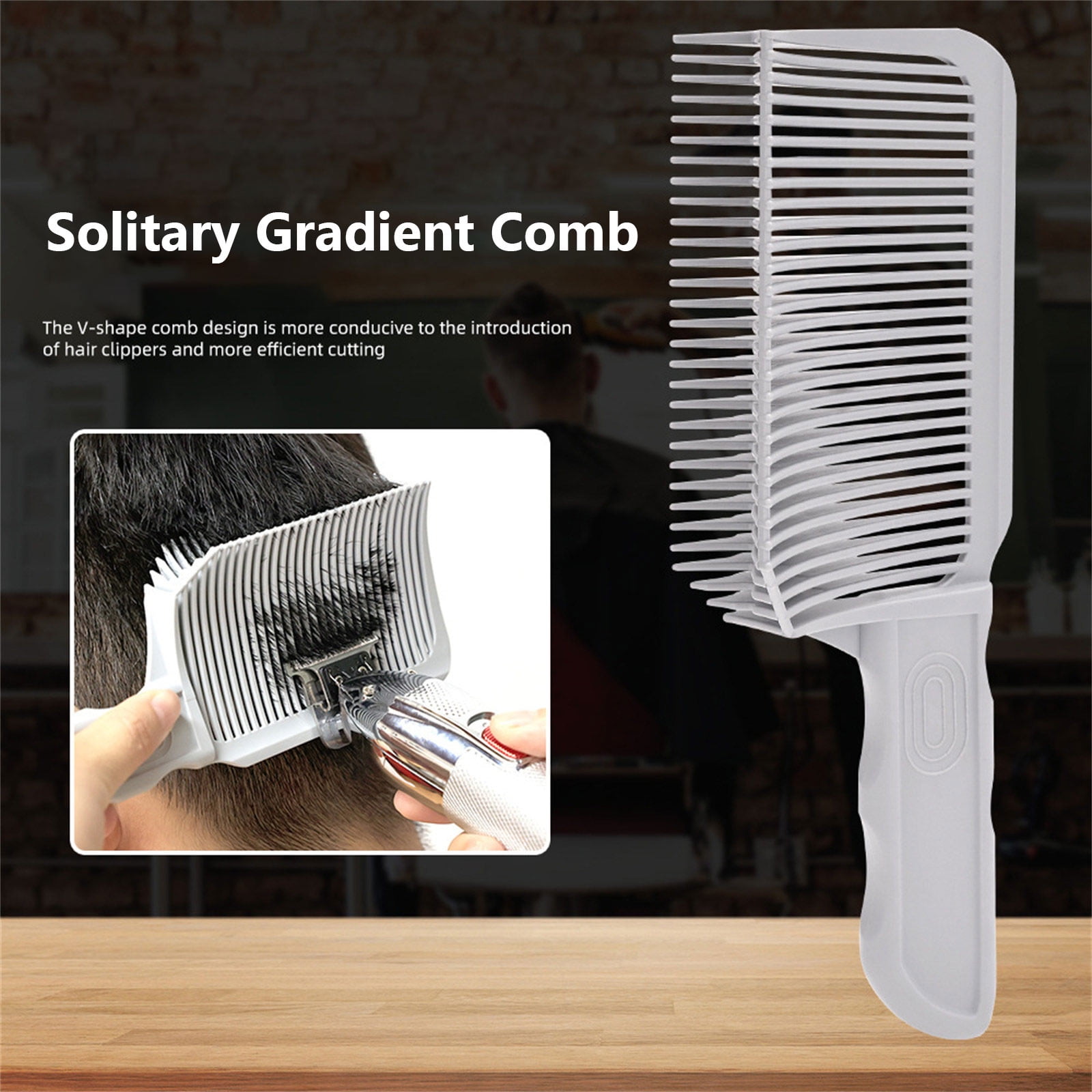 Blueek A Haircut Fade Combs, Professionally Curved Positioning Comb ...